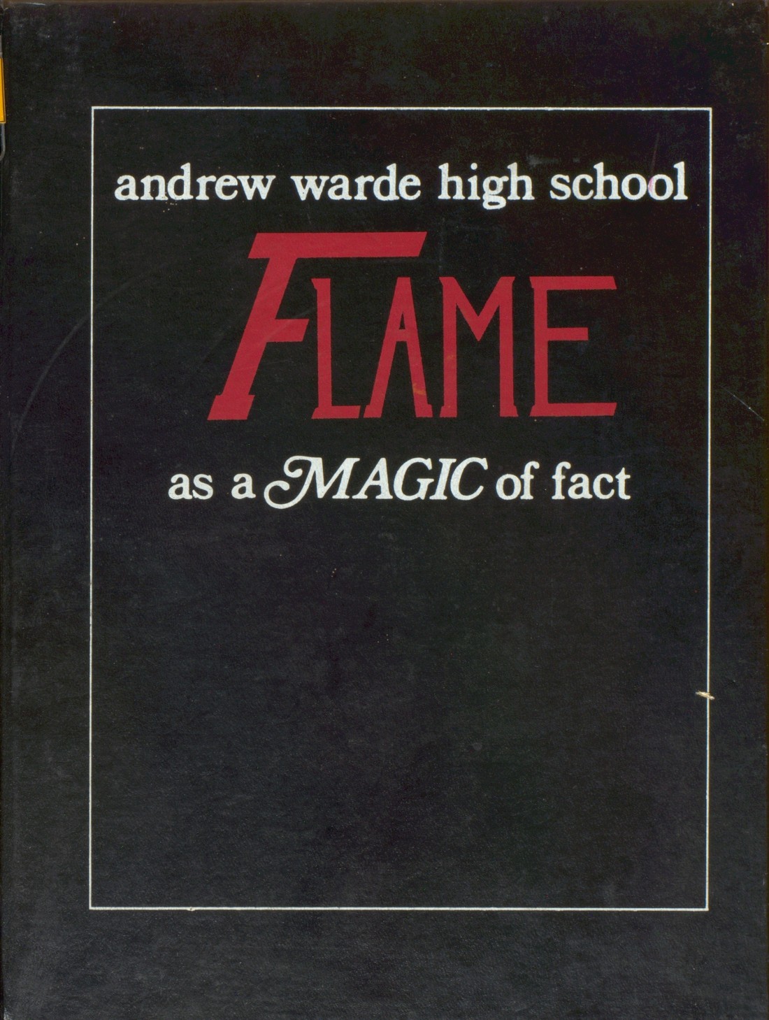 1983 yearbook from Andrew Warde High School from Fairfield, Connecticut