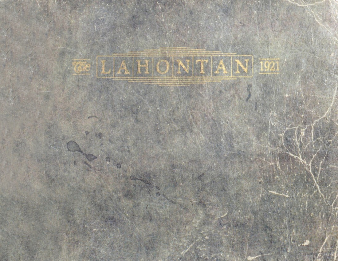 1921 yearbook from Churchill County High School from Fallon, Nevada