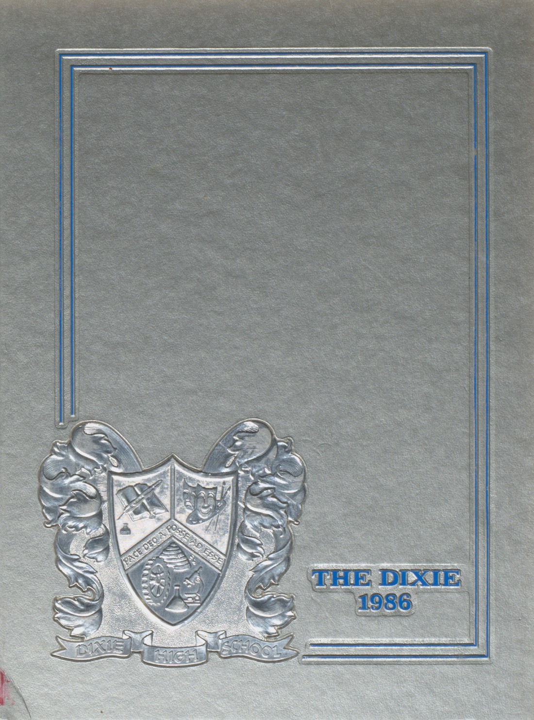 1986 yearbook from Dixie High School from St. george, Utah for sale