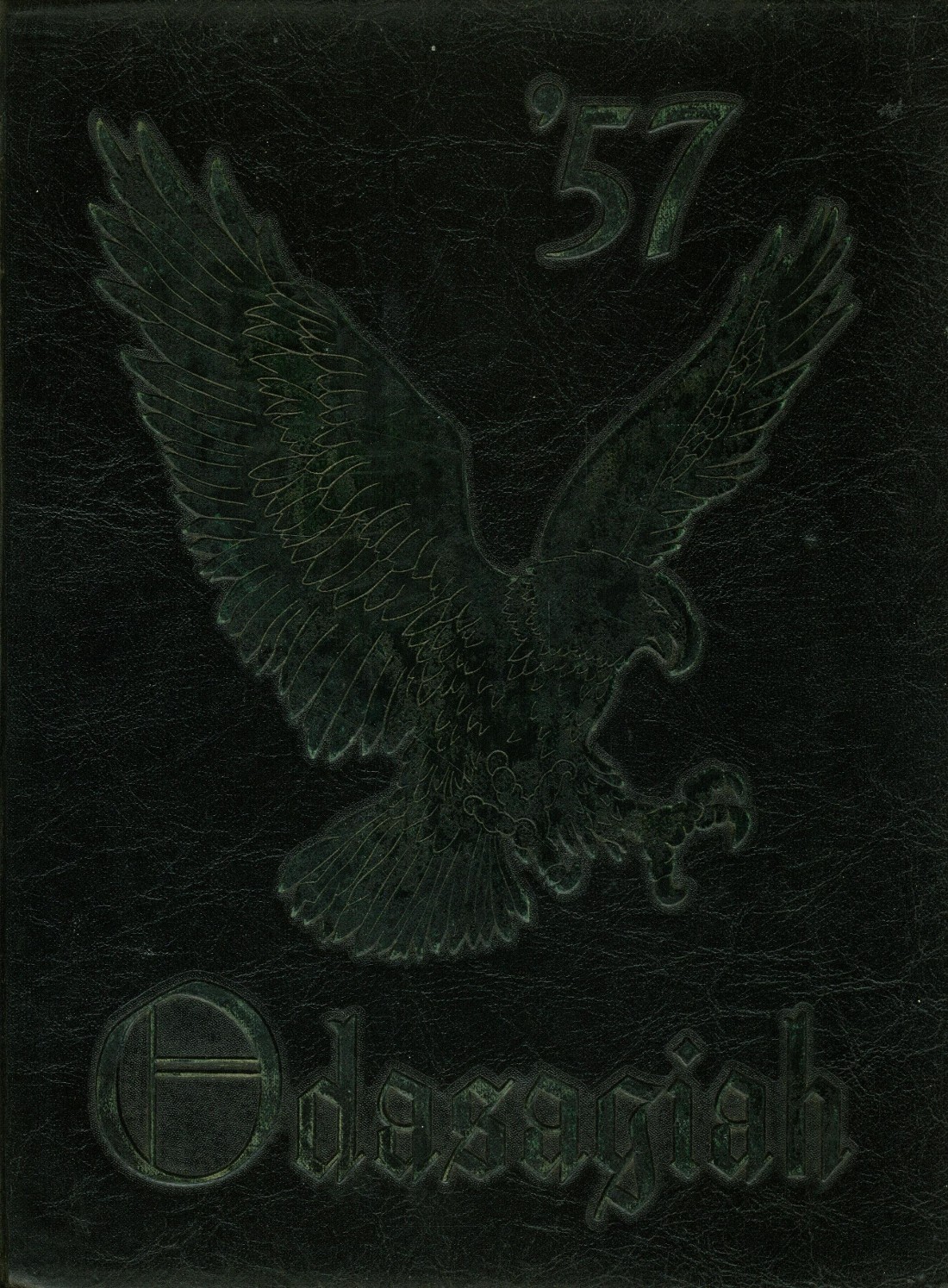 1957 yearbook from Edgewater High School from Orlando, Florida for sale