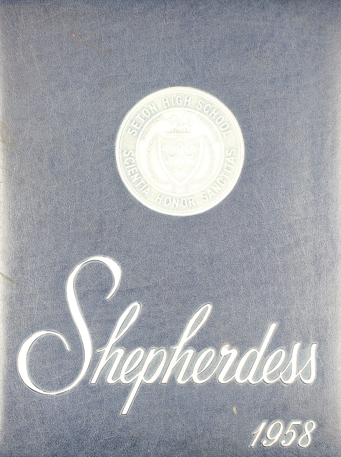 1958 yearbook from Seton High School from Baltimore, Maryland