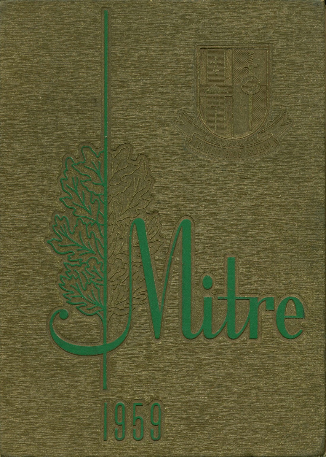 1959 yearbook from Schulte High School from Terre haute, Indiana