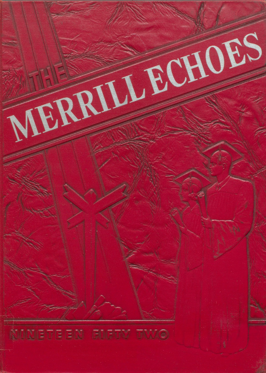 1952 yearbook from Merrill High School from Merrill, Michigan