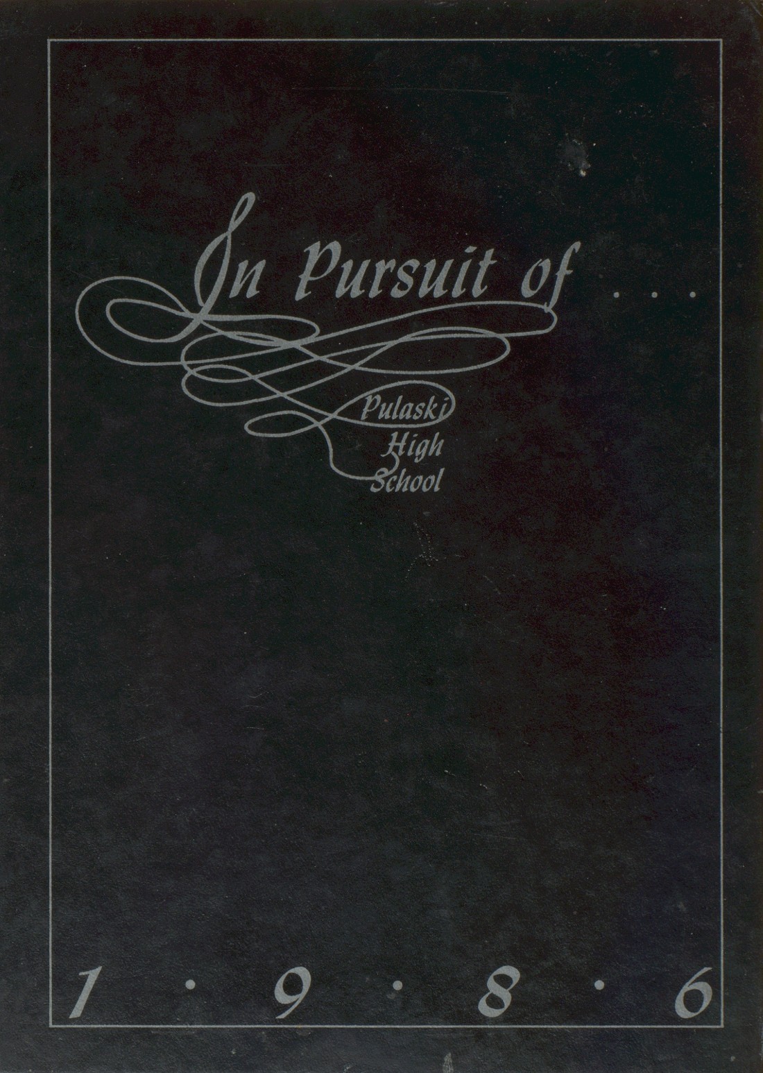 1986 yearbook from Pulaski High School from Pulaski, Wisconsin