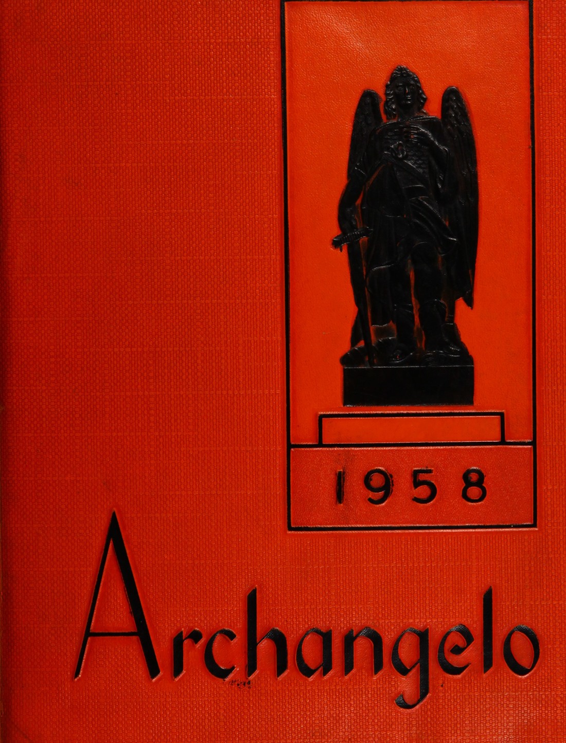 1958 yearbook from St. Michael High School from Jersey city, New Jersey ...
