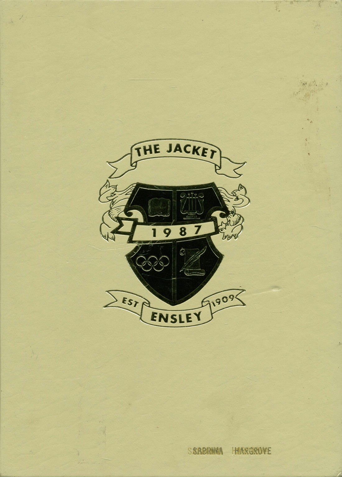 1987 yearbook from Ensley High School from Birmingham, Alabama for sale
