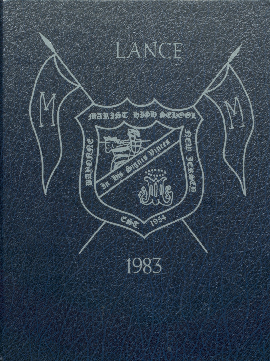 1983 yearbook from Marist High School from Bayonne, New Jersey for sale