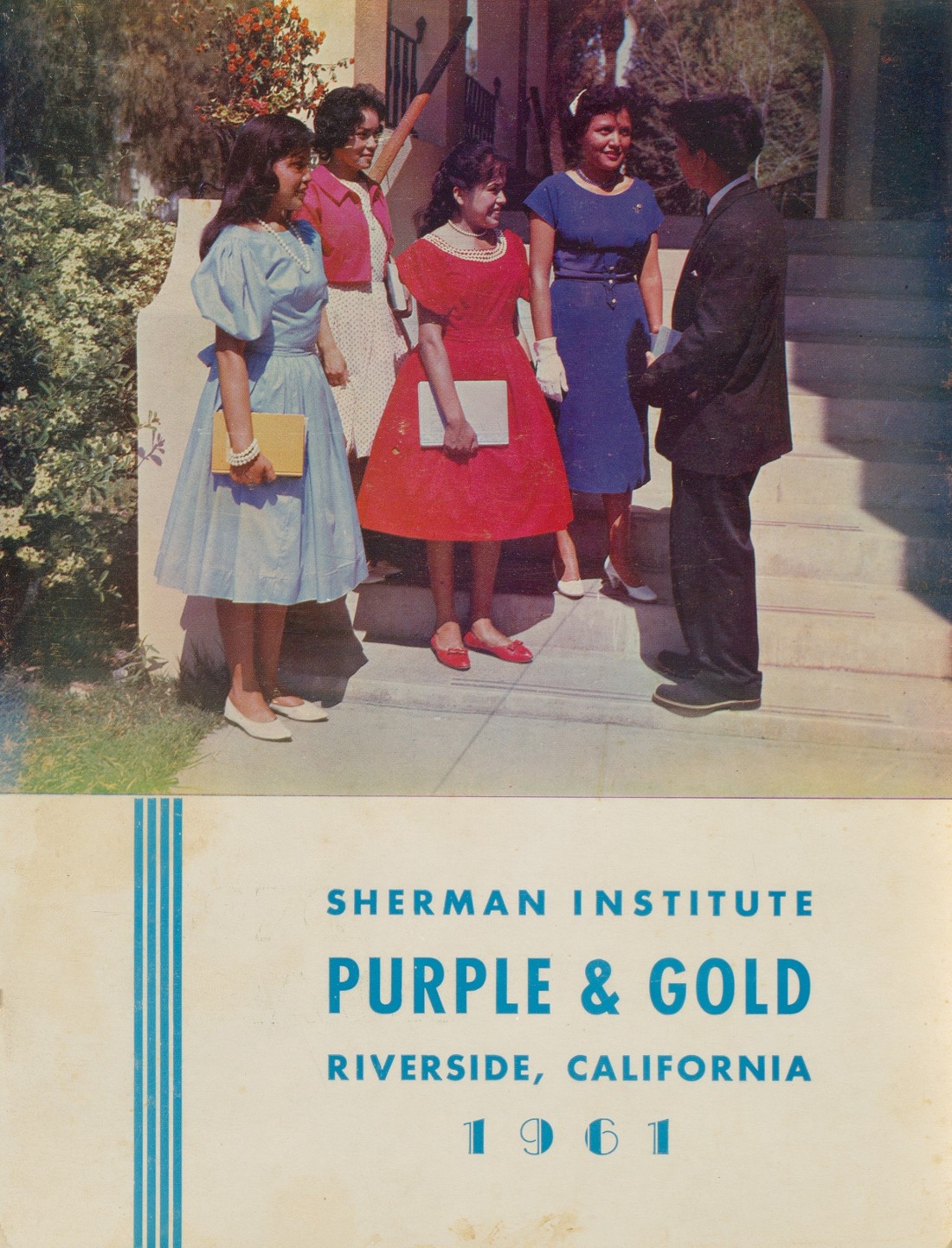 1961 yearbook from Sherman Institute from Arlington, California for sale