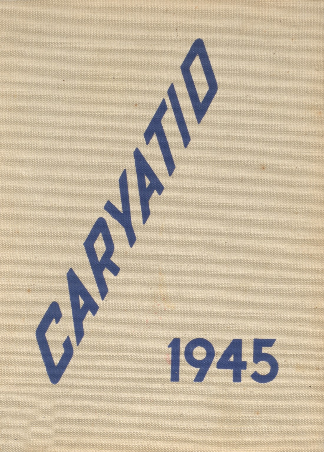 1945 yearbook from Carey High School from Carey, Ohio for sale
