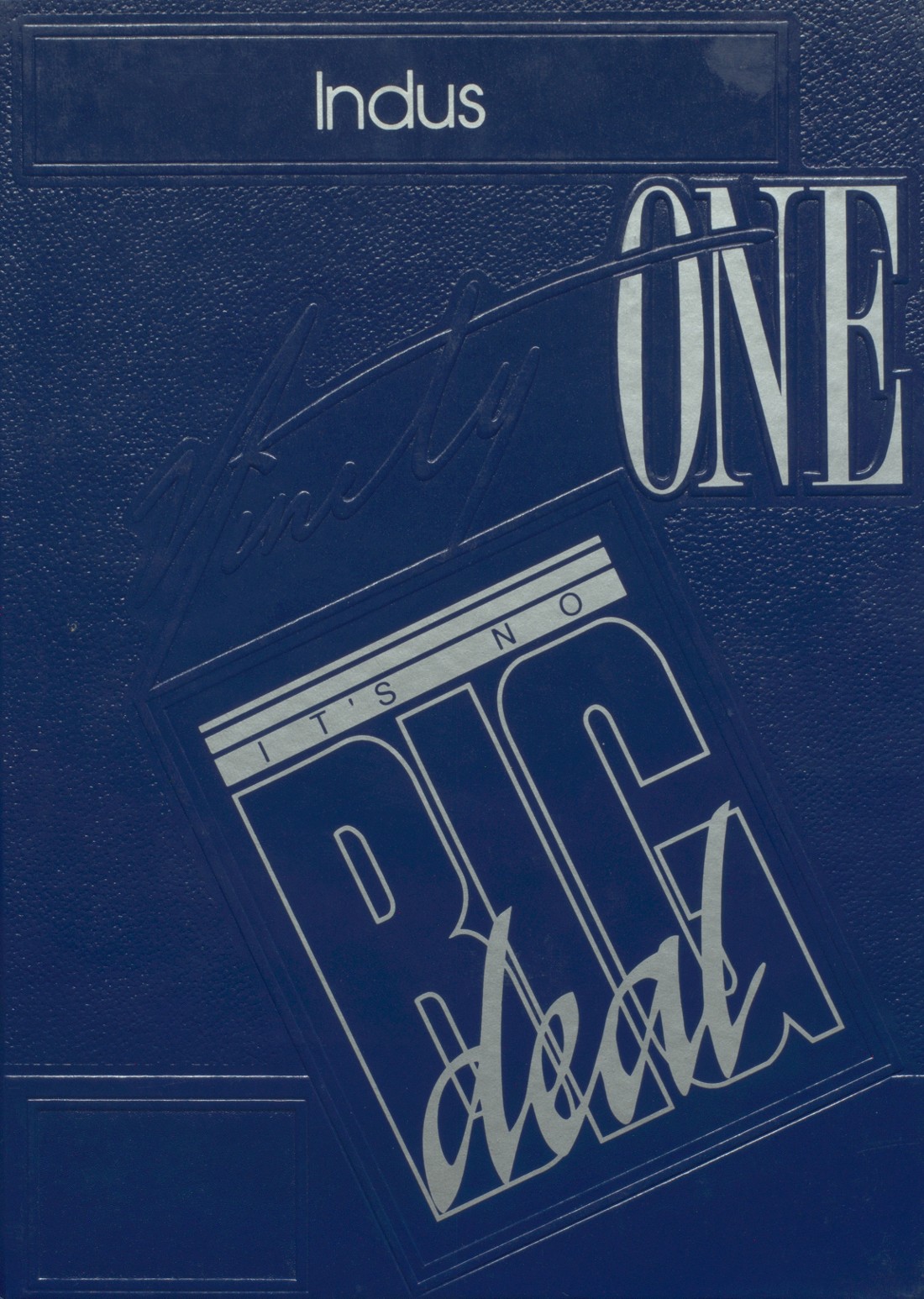 1991 yearbook from Indus High School from Birchdale, Minnesota for sale