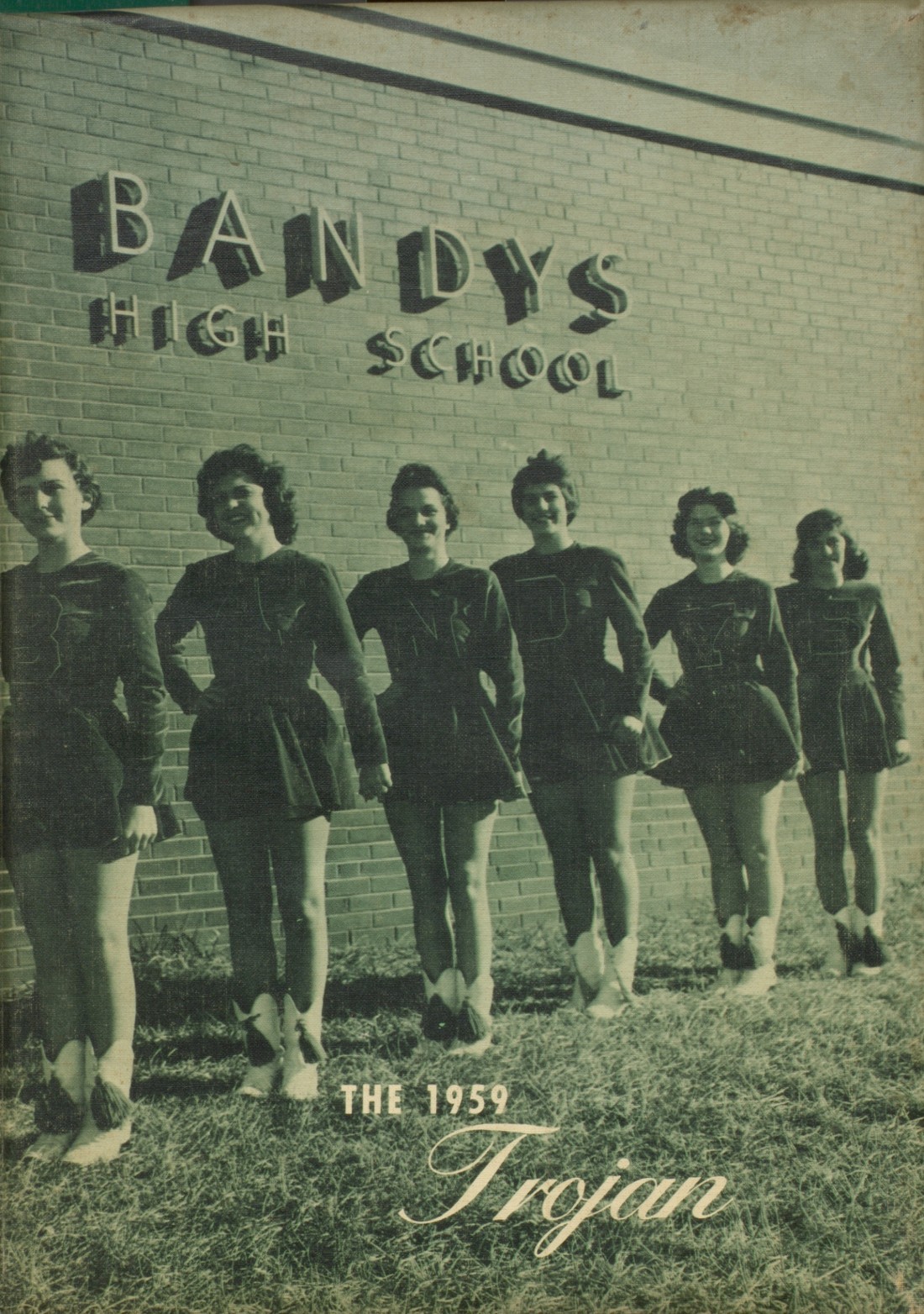 1959 yearbook from Bandys High School from Catawba, North Carolina for sale