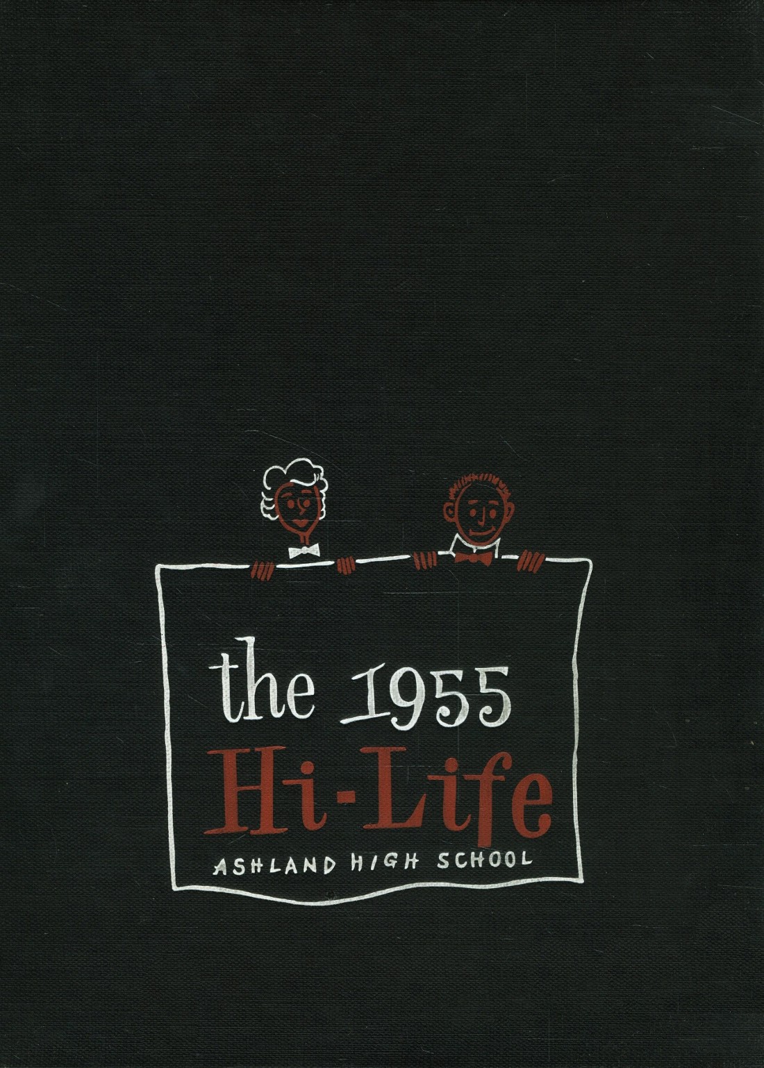 1955 yearbook from Ashland High School from Ashland, Kentucky for sale