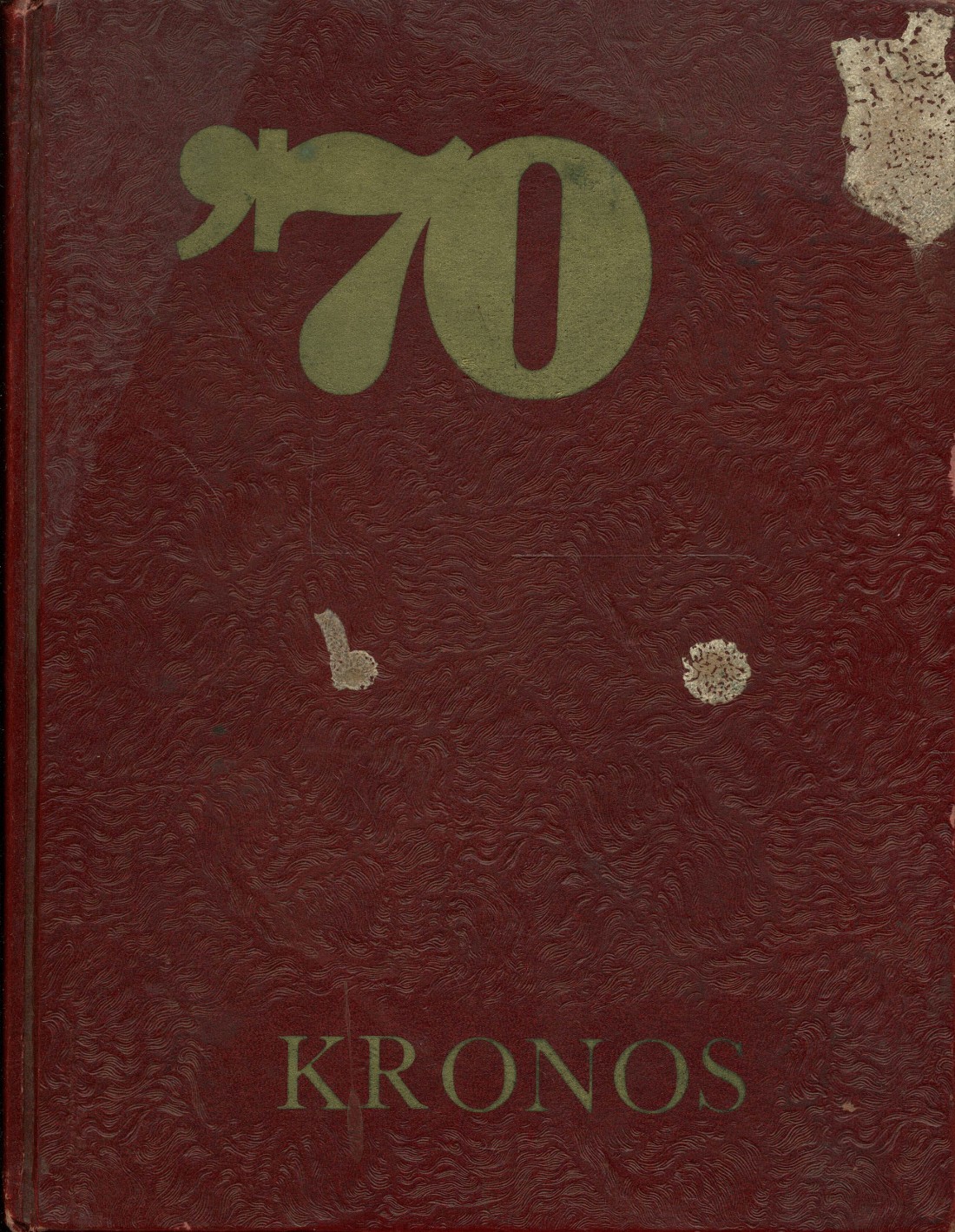 1970 yearbook from University High School from Spokane, Washington