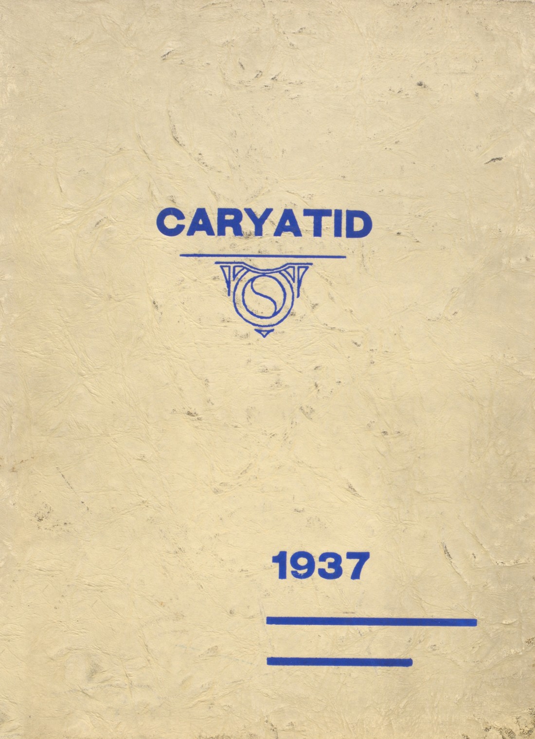 1937 yearbook from Carey High School from Carey, Ohio for sale
