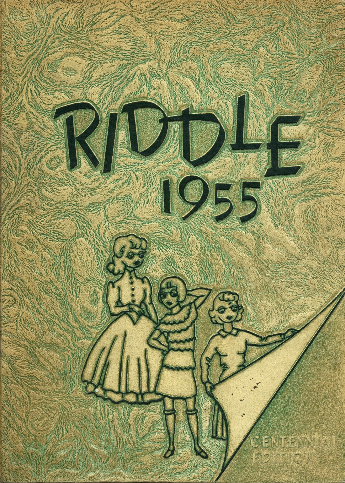 1955 yearbook from Mattoon High School from Mattoon, Illinois for sale