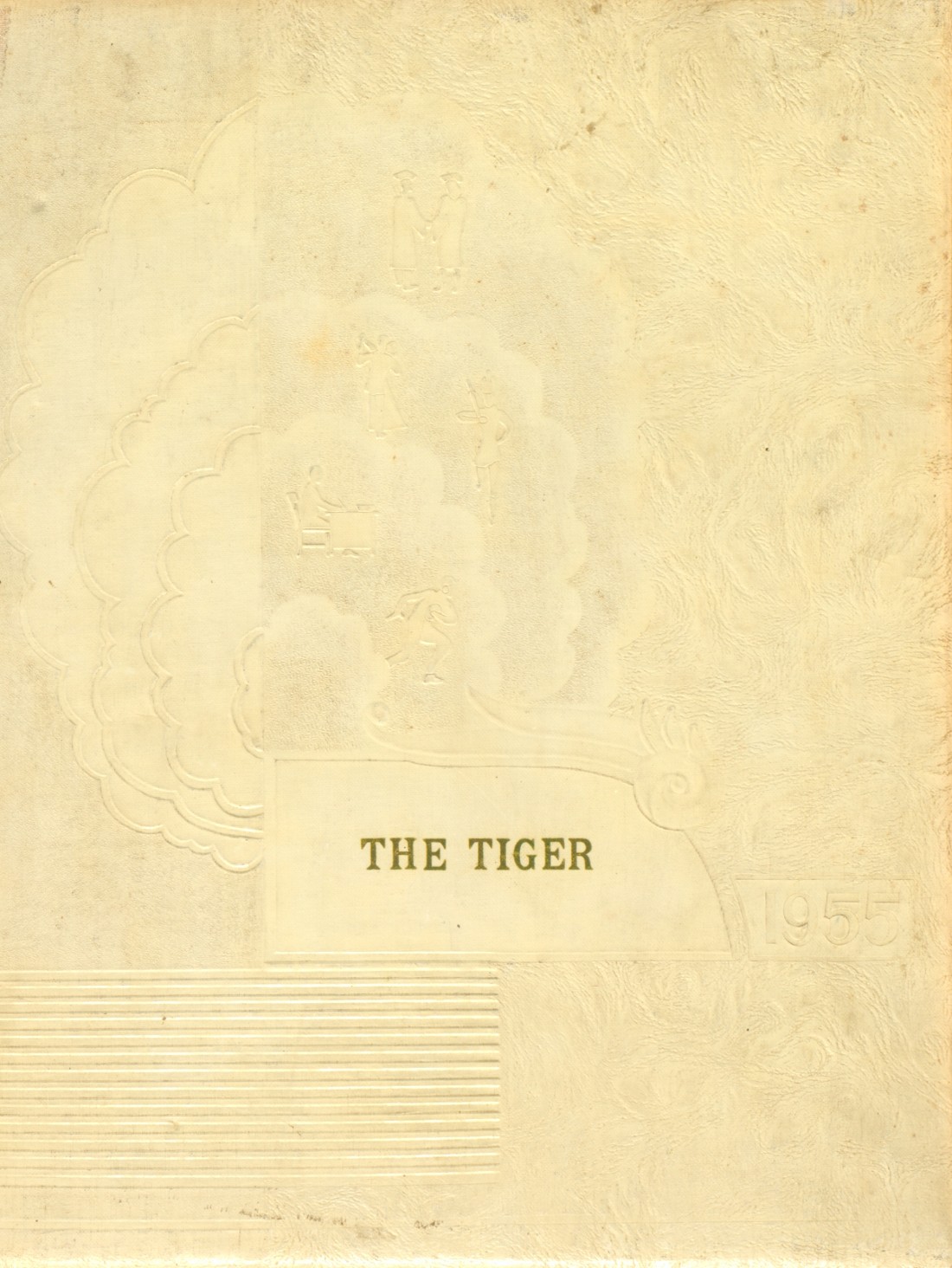 1955 yearbook from Princeton High School from Princeton, Missouri