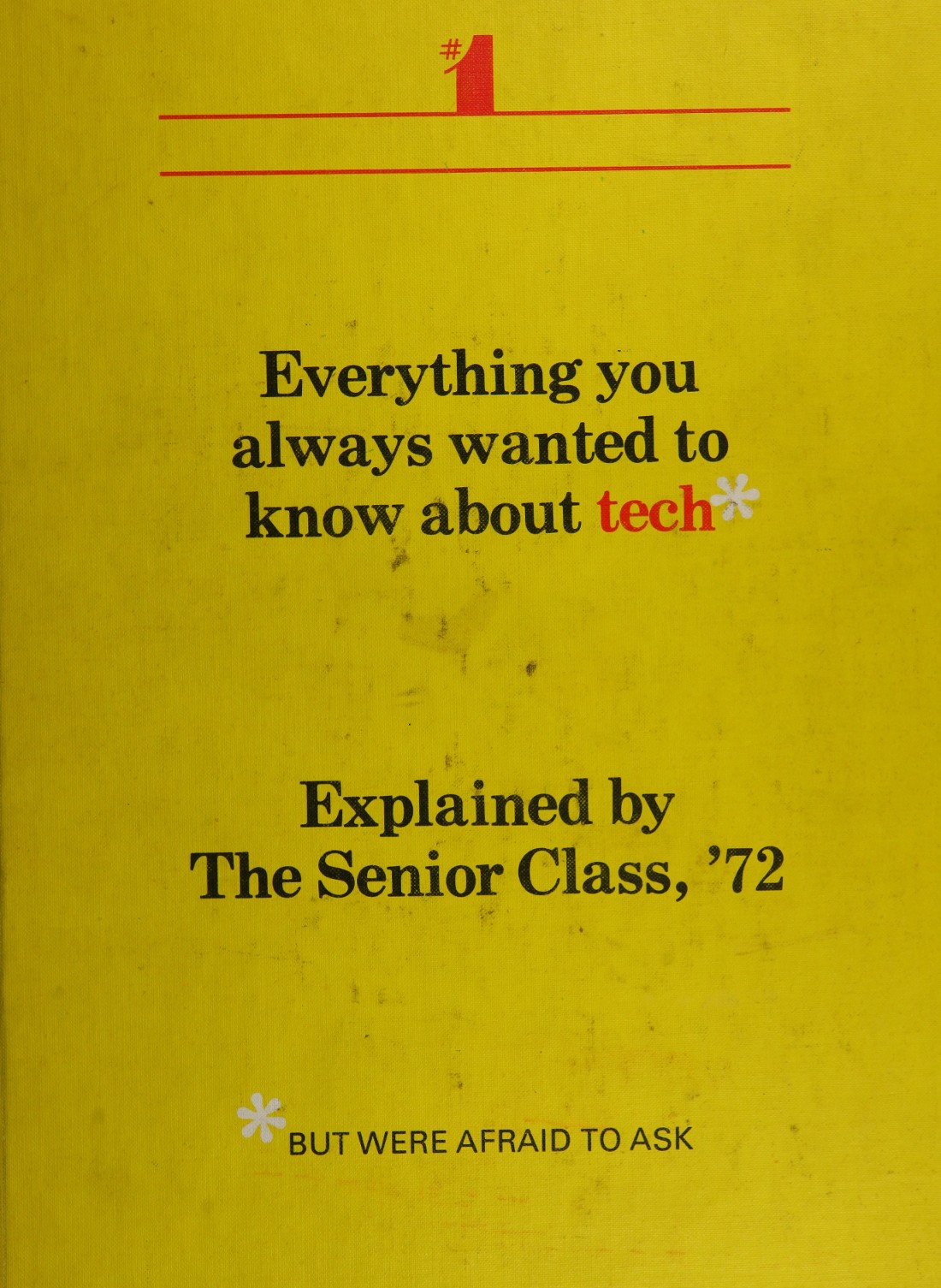 1972 yearbook from West Technical High School from Cleveland, Ohio