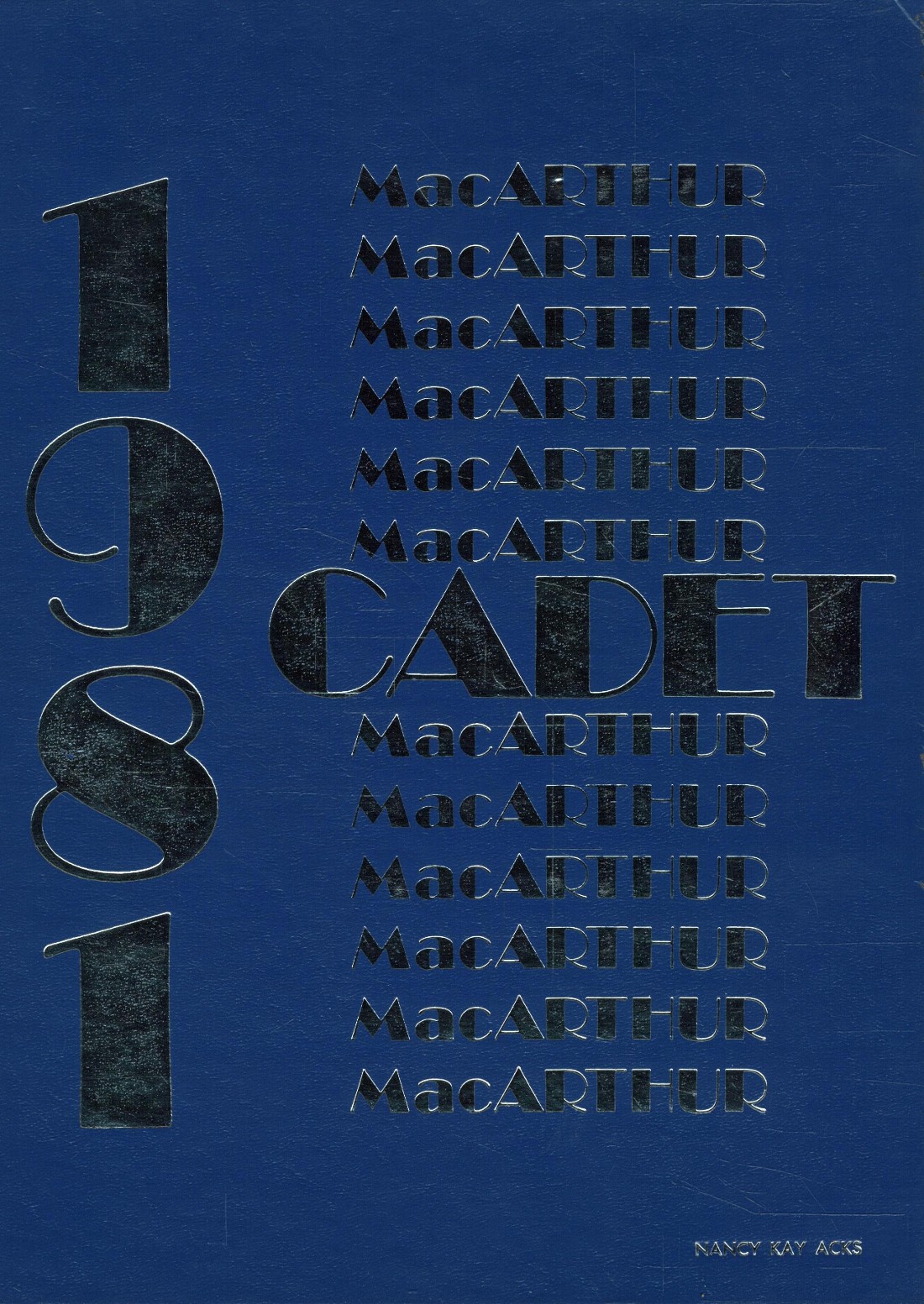 1981 yearbook from MacArthur High School from Decatur, Illinois
