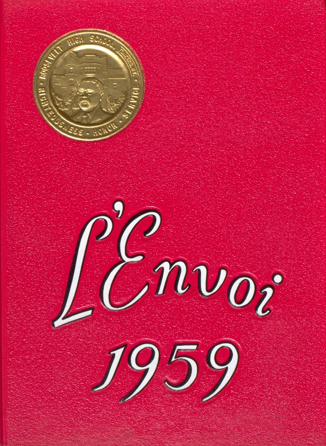1959 yearbook from Roosevelt High School from Yonkers, New York for sale
