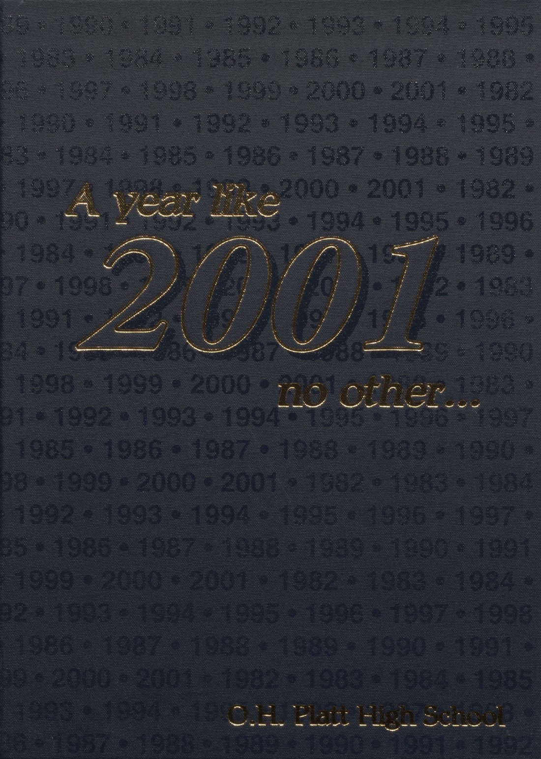 2001 yearbook from Platt High School from Meriden, Connecticut for sale