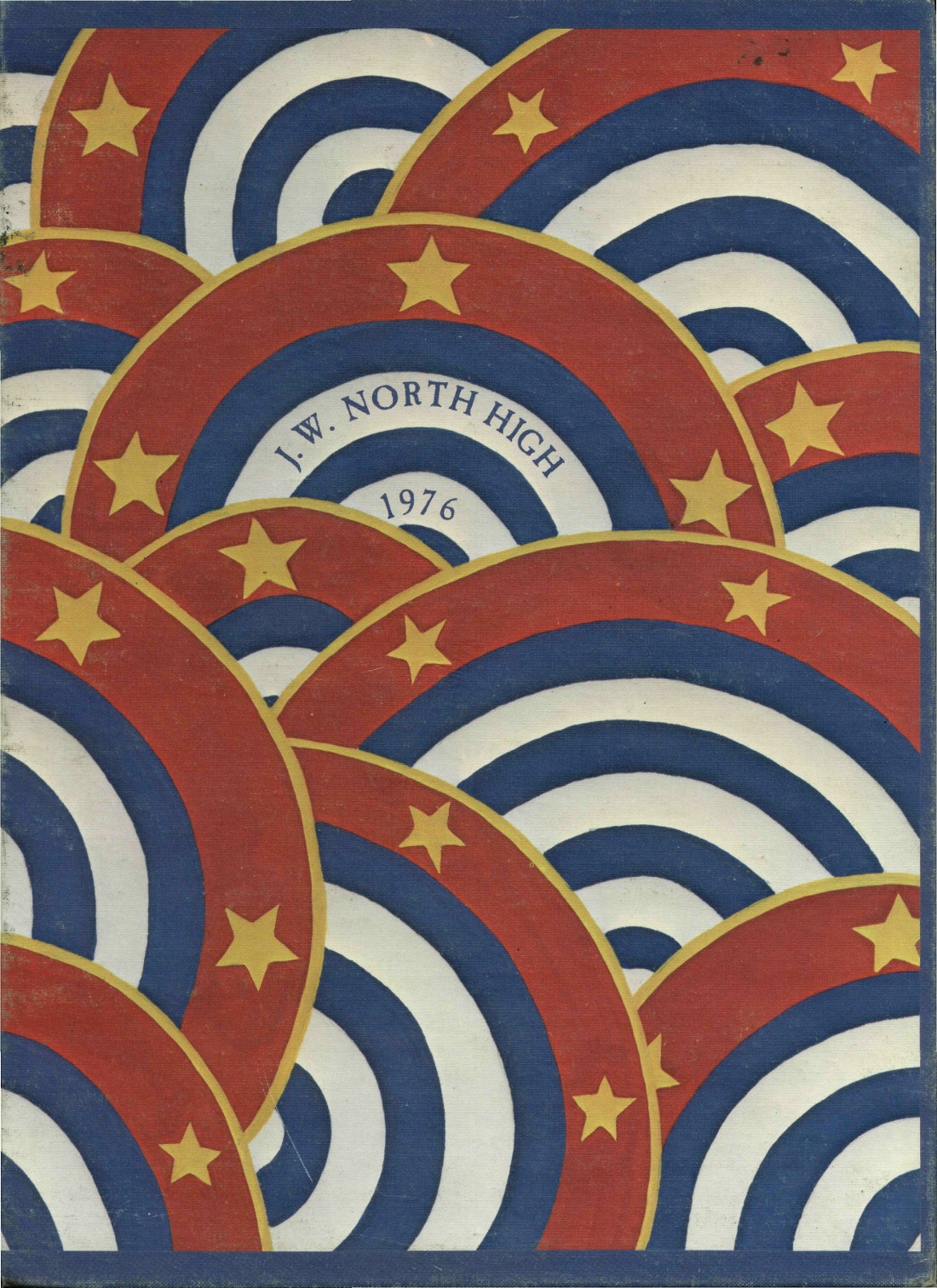 1976 yearbook from John W. North High School from Riverside, California