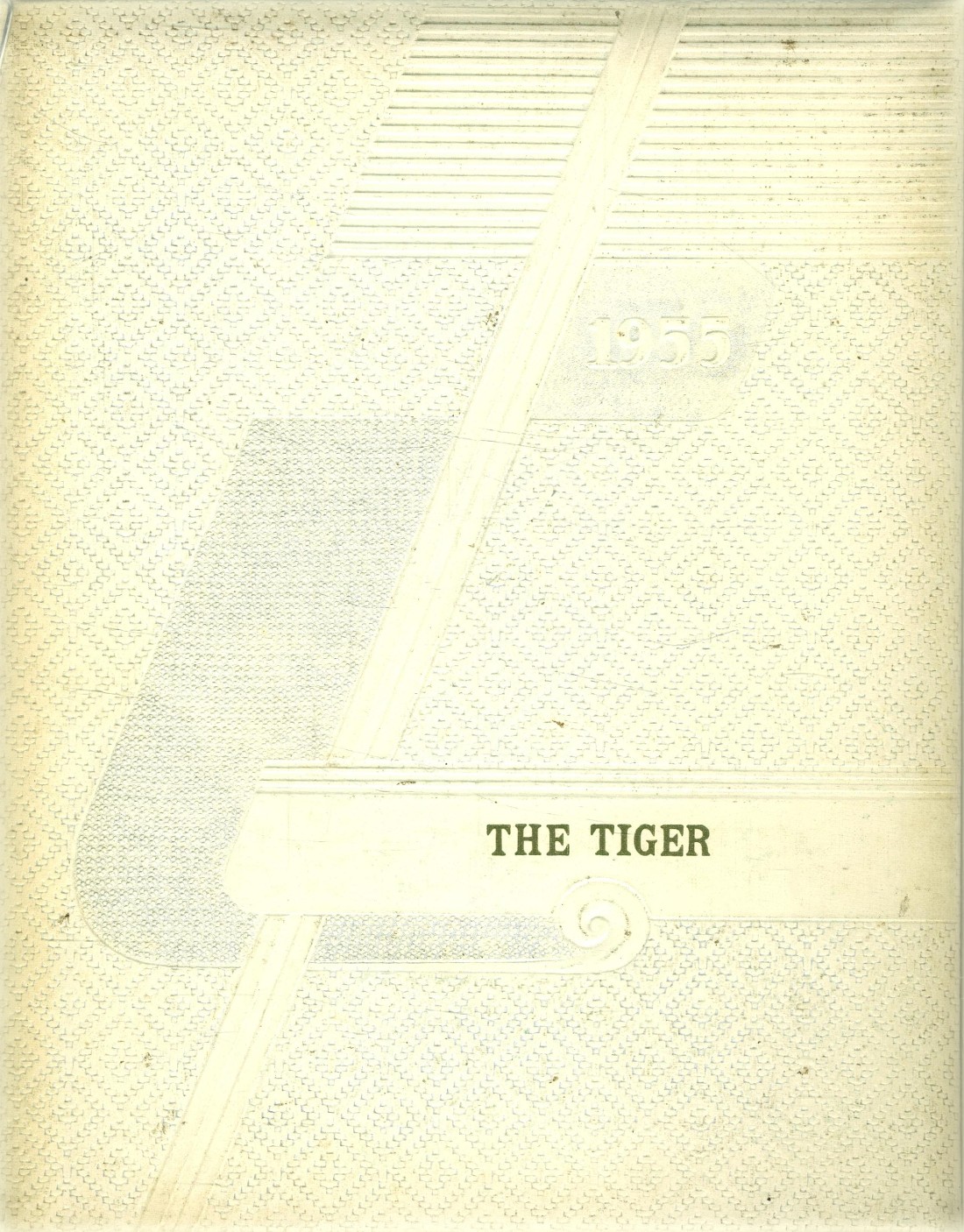 1955 yearbook from Orange High School from Waterloo, Iowa for sale