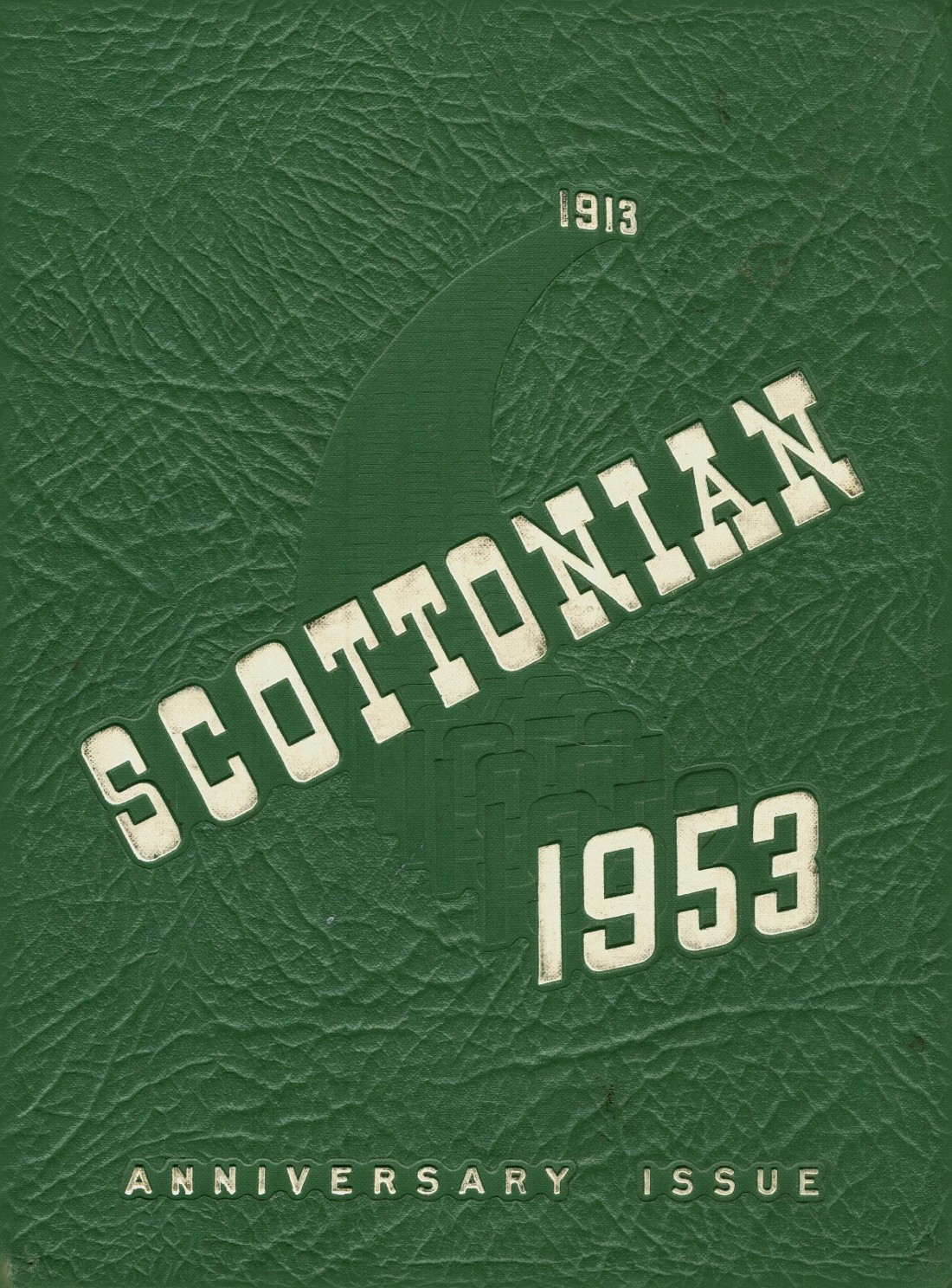 1953 yearbook from Scott High School from Toledo, Ohio for sale