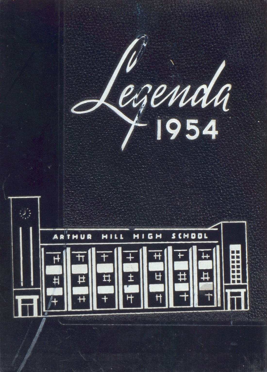 1954 yearbook from Arthur Hill High School from Saginaw, Michigan
