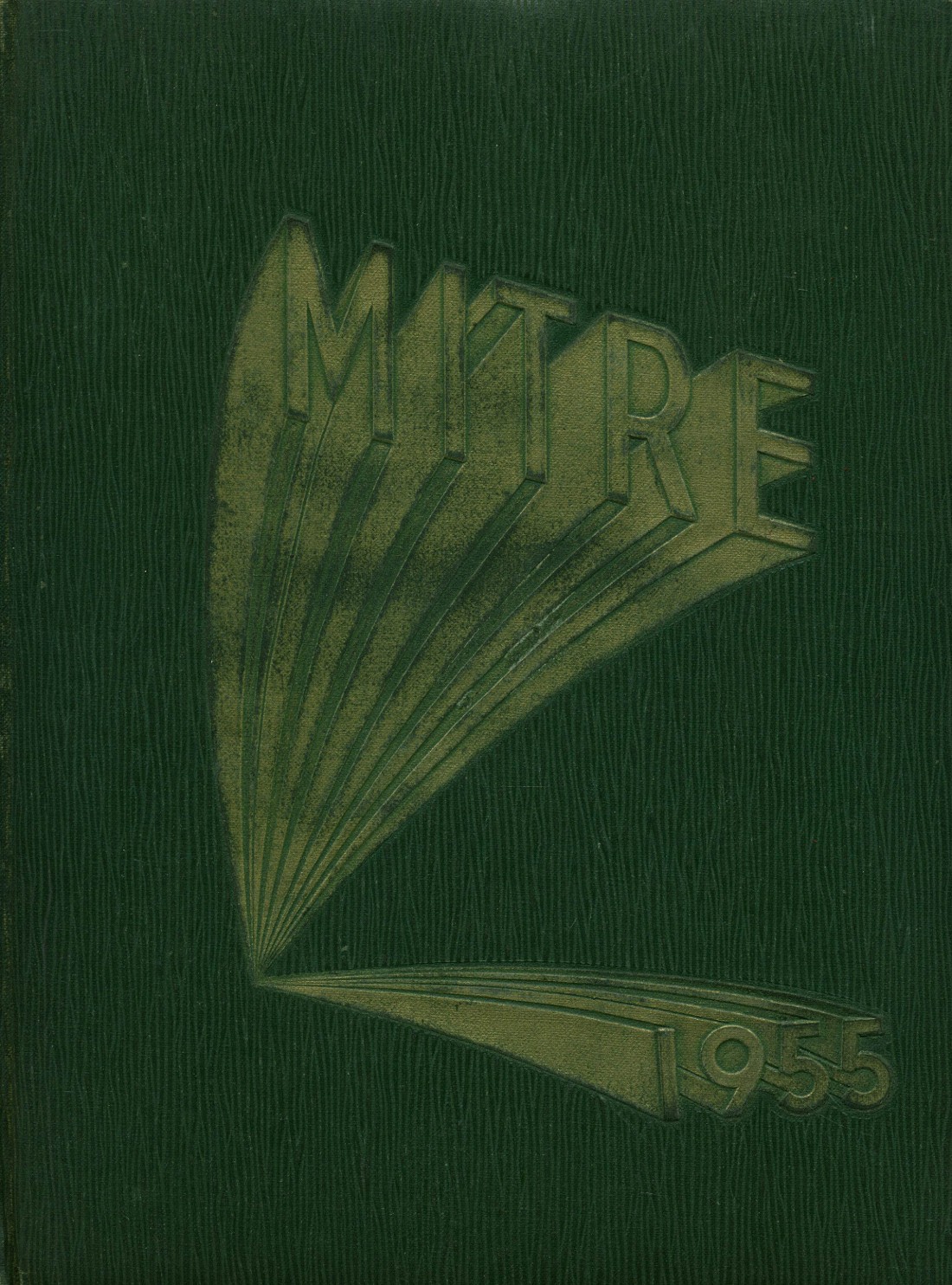 1955 yearbook from Schulte High School from Terre haute, Indiana for sale