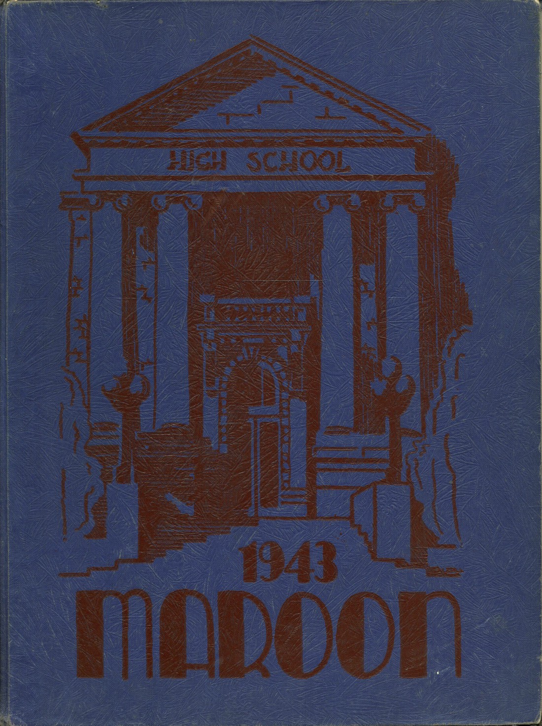1943 yearbook from Kingston High School from Kingston, New York for sale