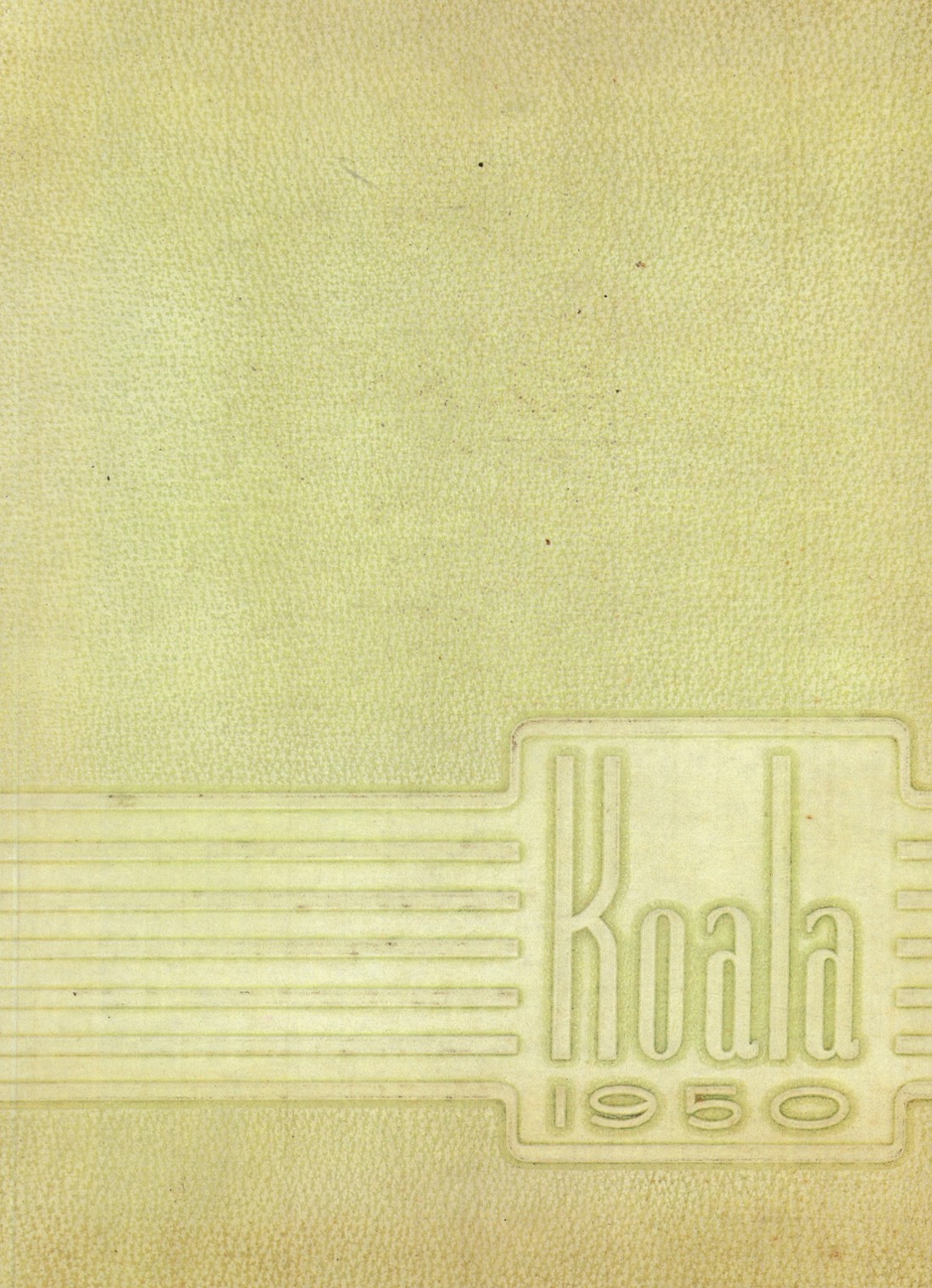 1950 yearbook from Polytechnic High School from Riverside, California