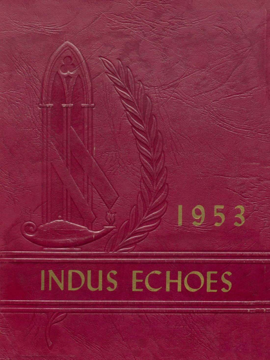 1953 yearbook from Indus High School from Birchdale, Minnesota for sale