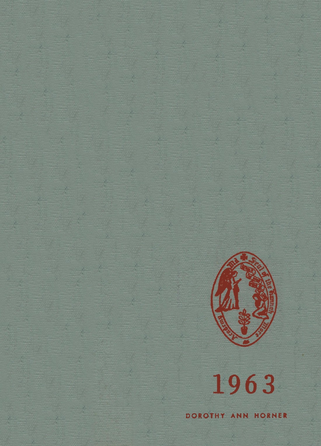 1963 yearbook from Hannah More Academy from Reisterstown, Maryland for sale