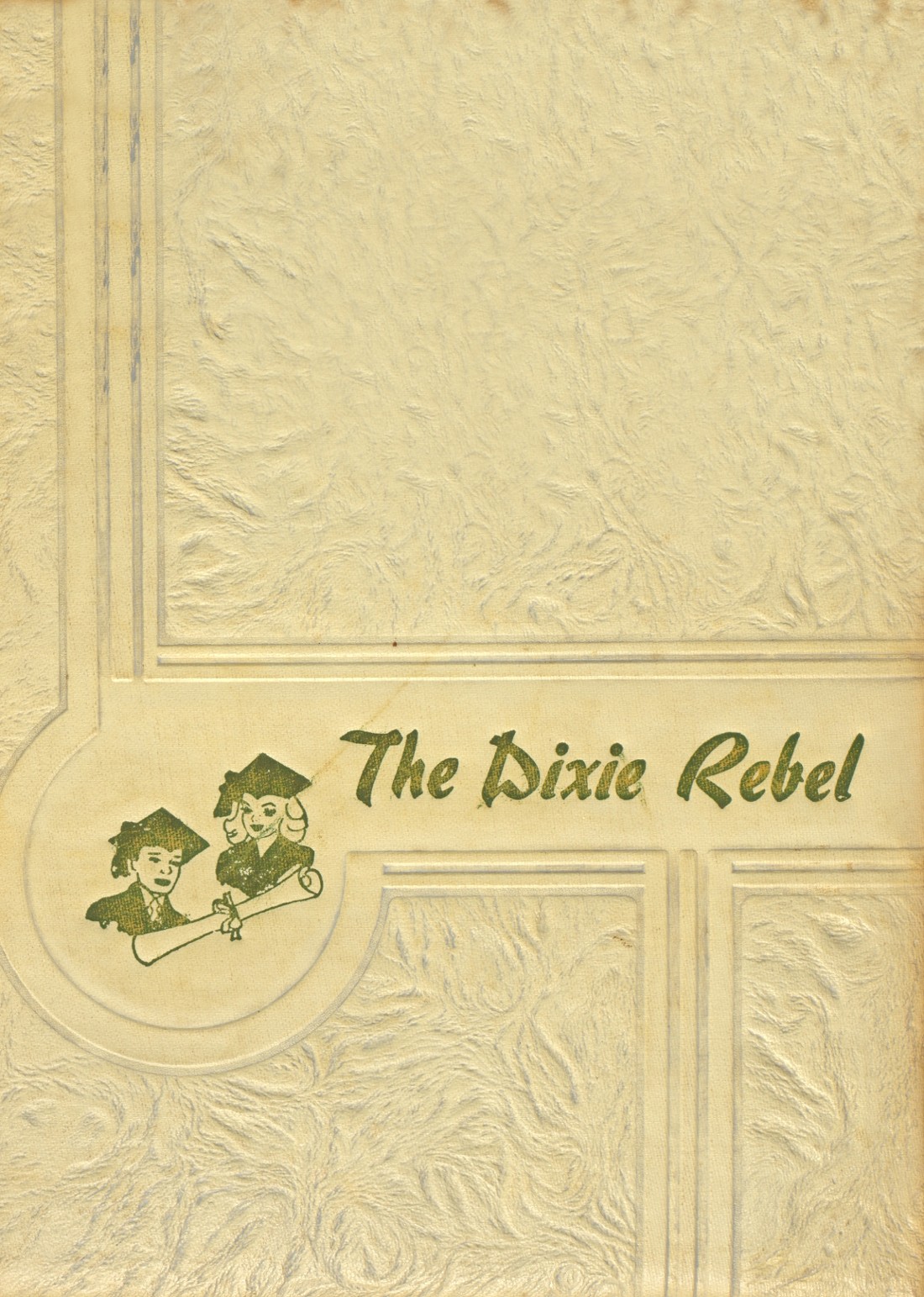 1952 yearbook from Dixie High School from Union city, Tennessee for sale