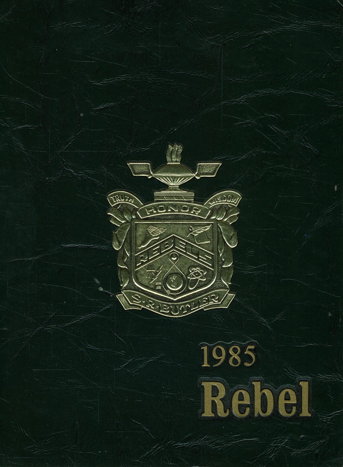 1985 yearbook from Butler High School from Huntsville, Alabama for sale