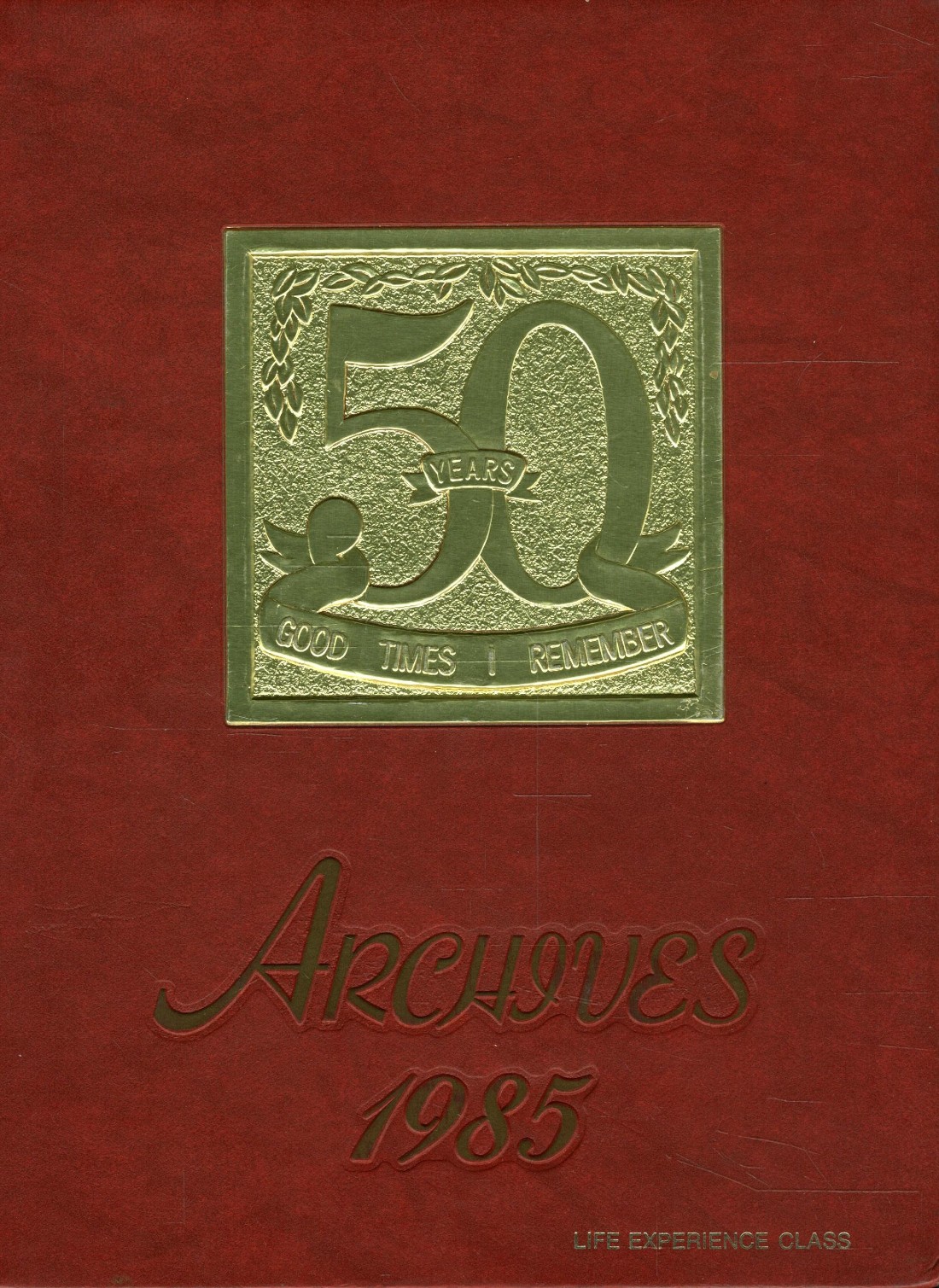 1985 yearbook from Everett High School from Lansing, Michigan for sale