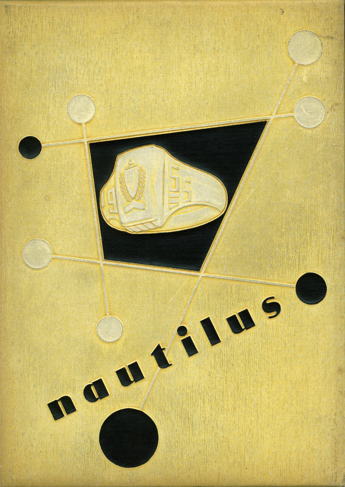 1955 yearbook from Jefferson High School from Lafayette, Indiana for sale