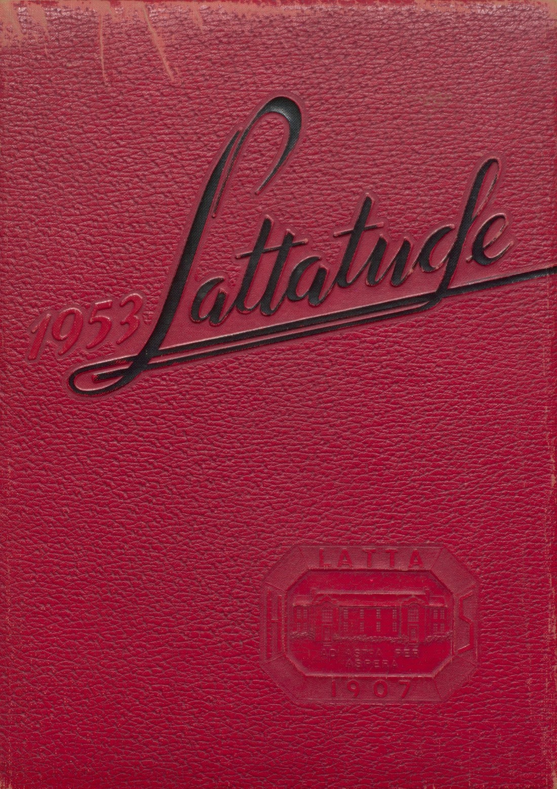 1953 yearbook from Latta High School from Latta, South Carolina for sale