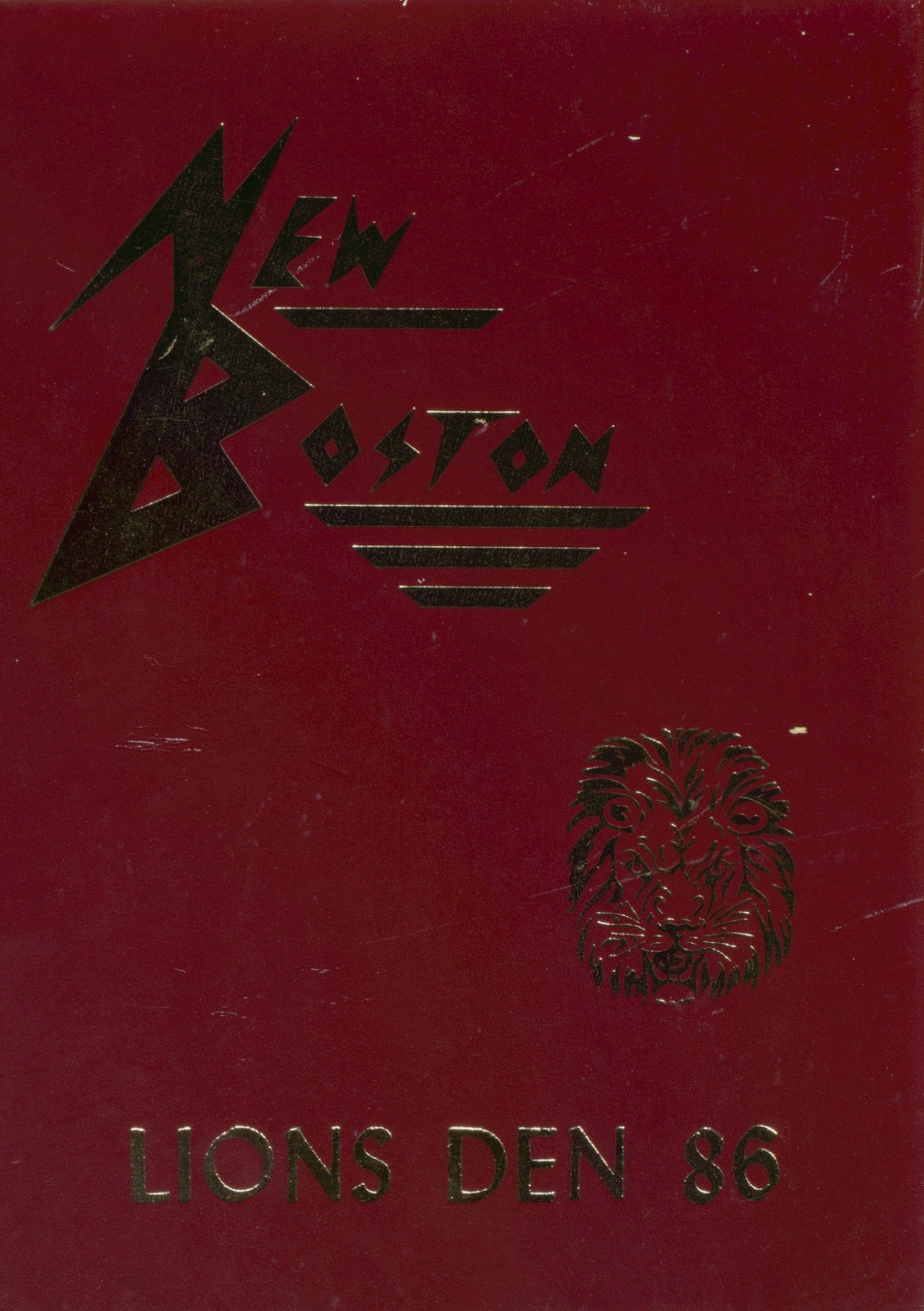 1986 yearbook from New Boston High School from New boston, Texas for sale