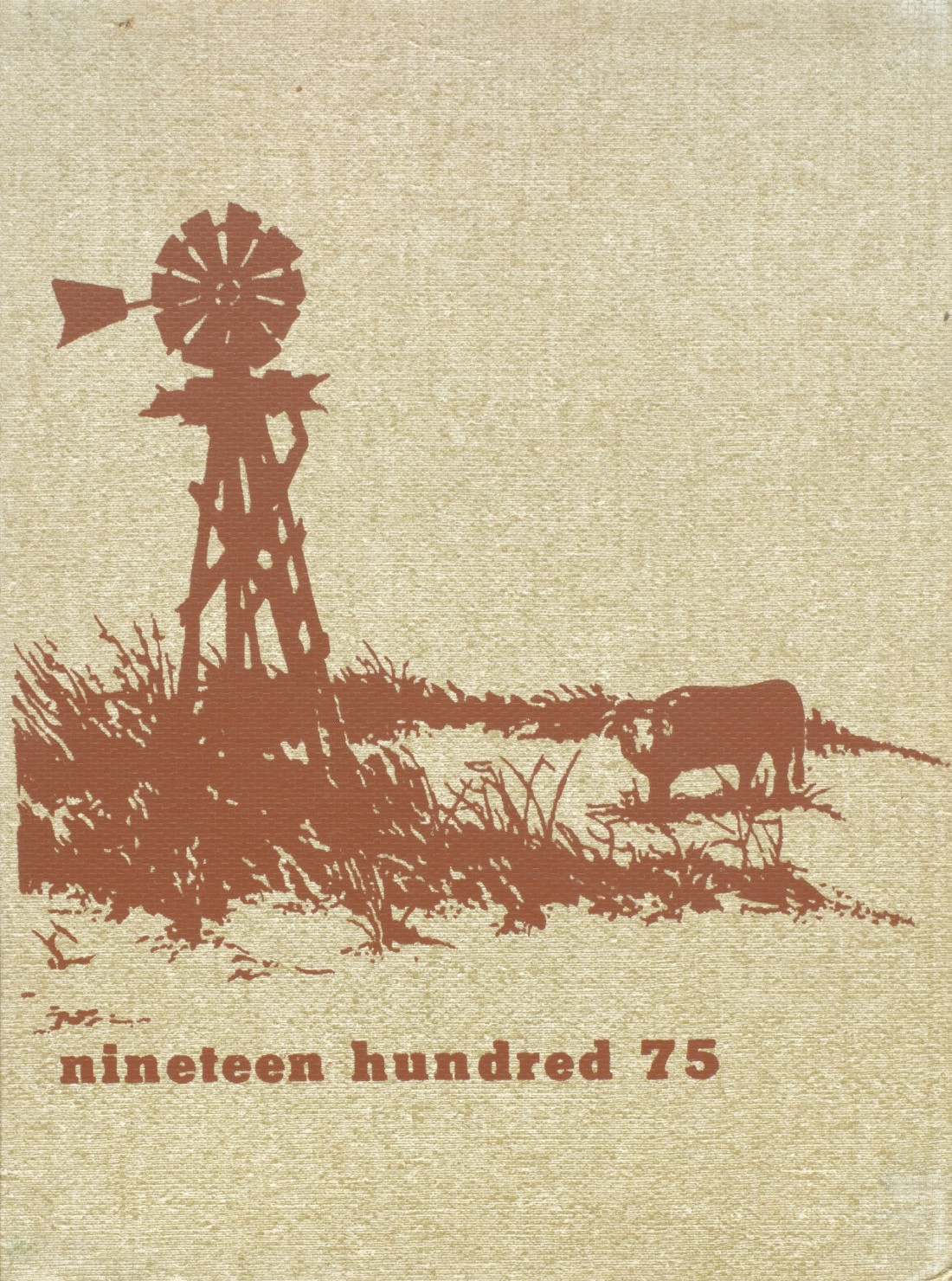 1975 yearbook from Mooreland High School from Mooreland, Oklahoma for sale