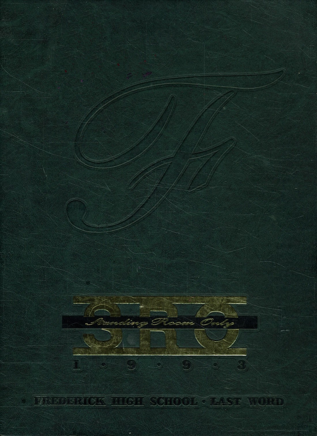 1993 yearbook from Frederick High School from Frederick, Maryland for sale
