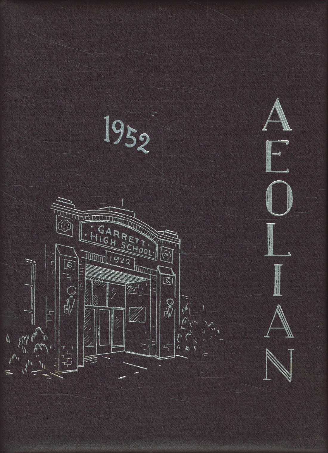 1952 yearbook from Garrett High School from Garrett, Indiana for sale