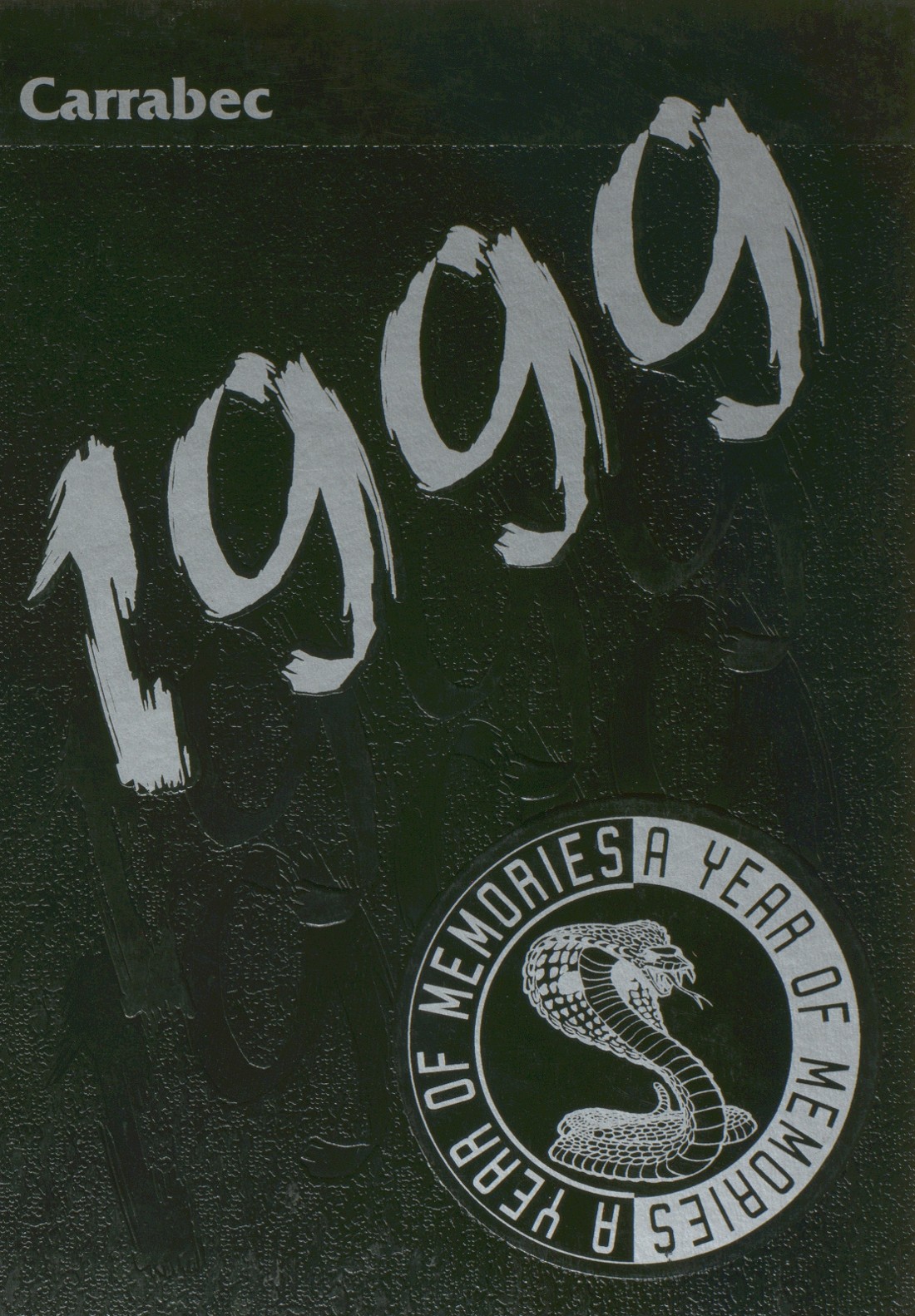 1999 yearbook from Carrabec High School from North anson, Maine for sale