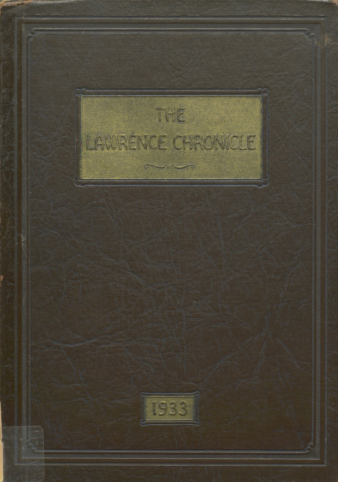 1933 yearbook from Lawrence High School from Cedarhurst, New York for sale