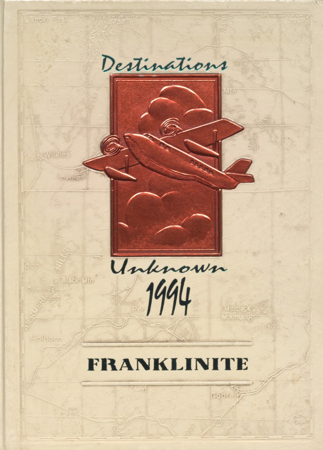 1994 yearbook from Central High School from Prattsburgh, New York for sale