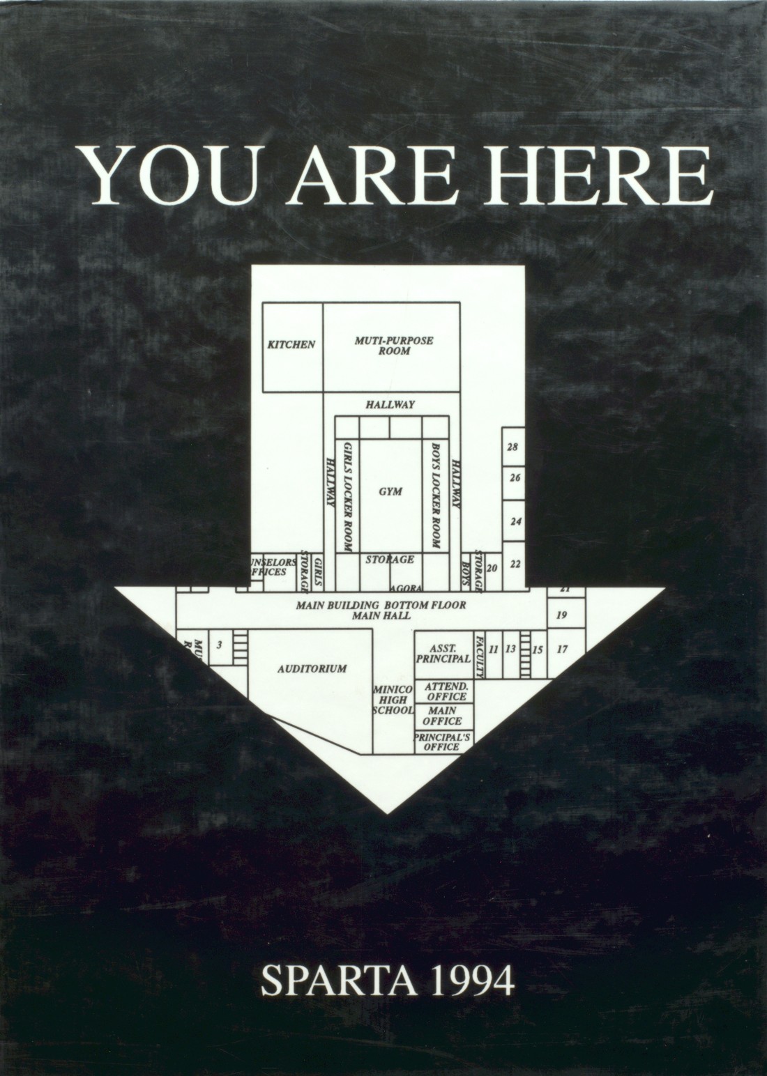 1994 yearbook from Minico High School from Rupert, Idaho