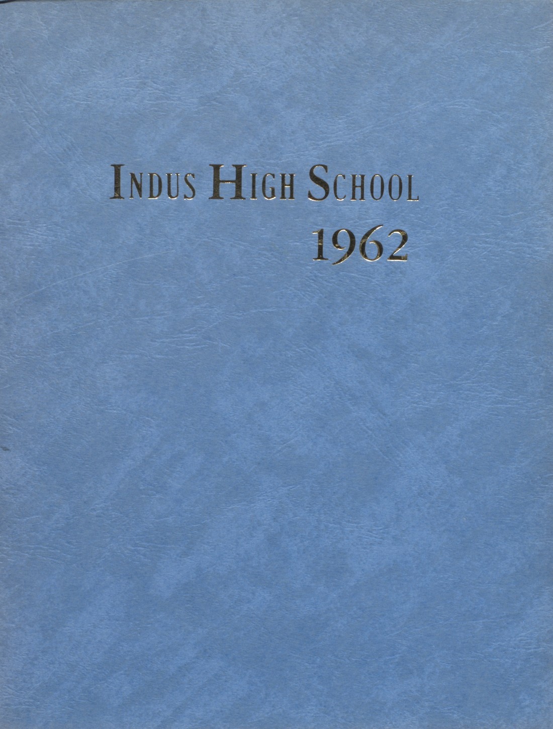 1962 yearbook from Indus High School from Birchdale, Minnesota for sale