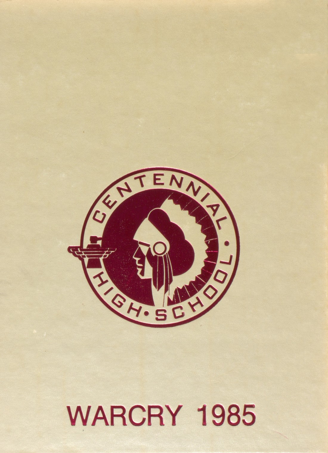 1985 yearbook from Centennial High School from Compton, California for sale