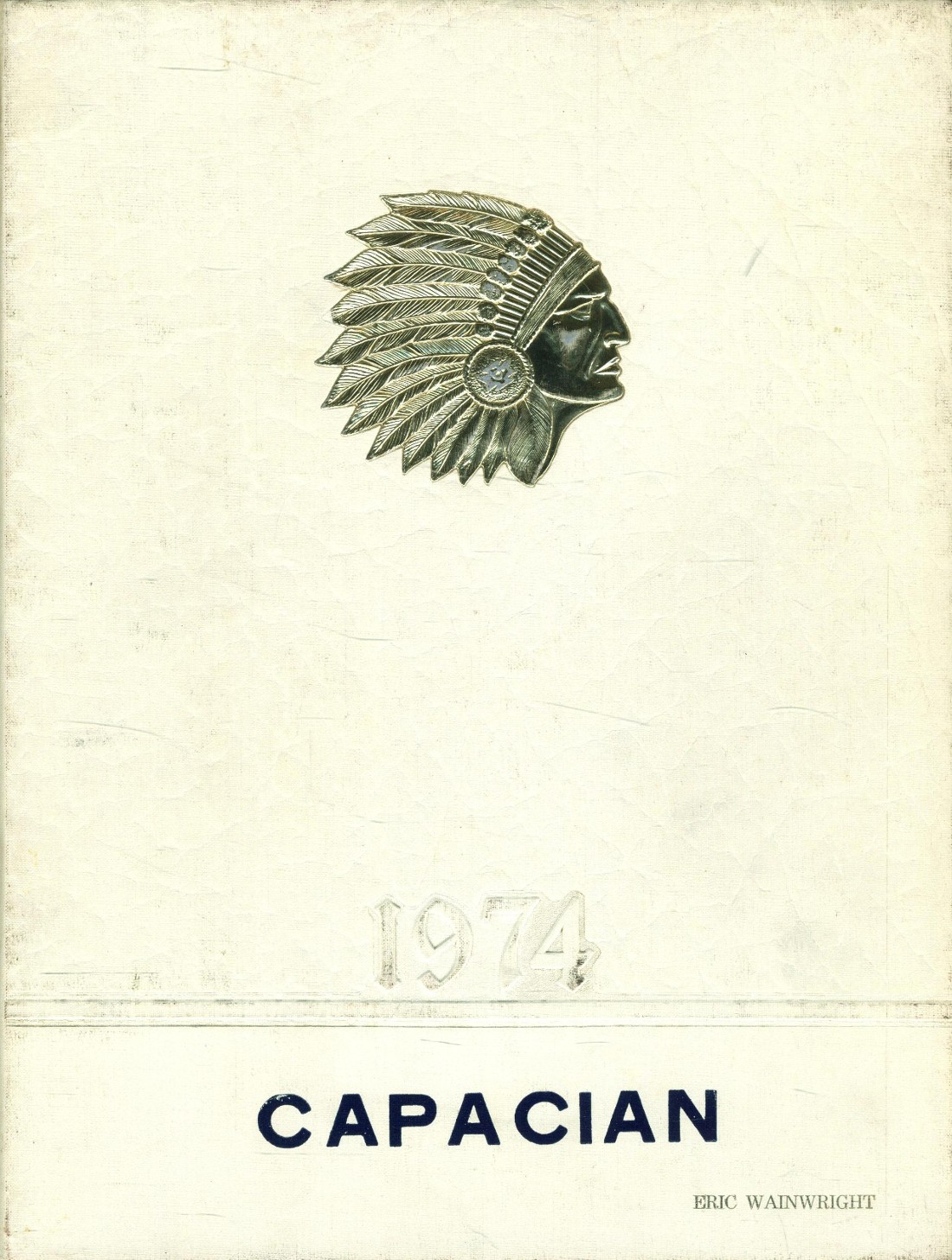1974 yearbook from Capac High School from Capac, Michigan for sale