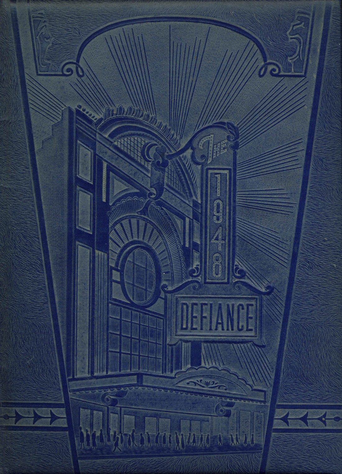 1948 yearbook from Defiance High School from Defiance, Ohio for sale